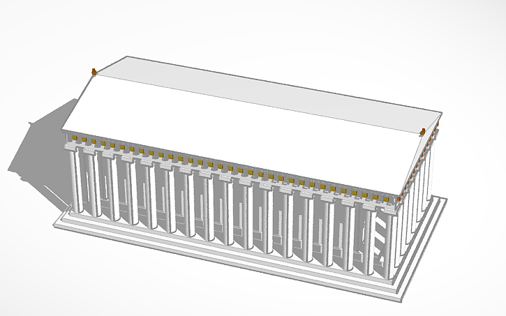 3D design Copy of Parthenon - Tinkercad