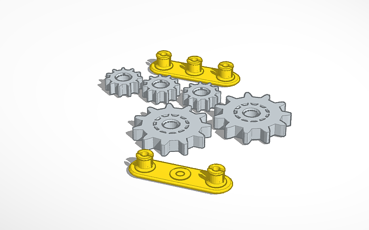 3D design Gears - Tinkercad