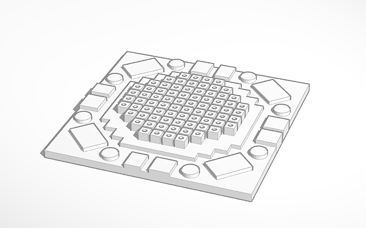 3D design RBMK Reactor Lid - Tinkercad