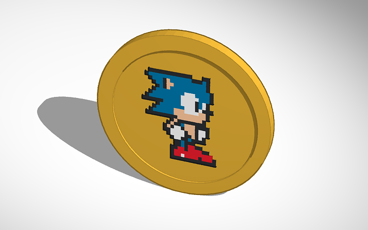 3D design Gaming Coins-Sonic | Tinkercad