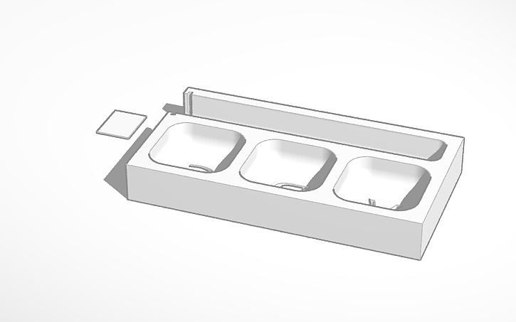 3d Design Parts Screws Tray Tinkercad