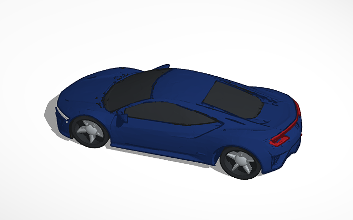 3D design 2019 Acura NSX - Tinkercad