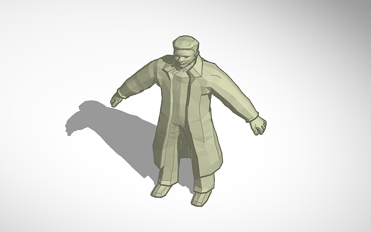 3D design Rick Astley - Tinkercad