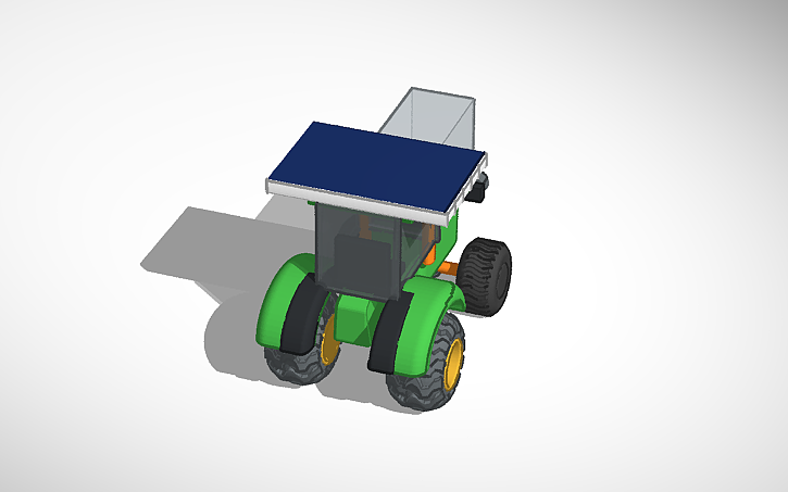 3D design AUTO PLANTER TRACTOR | Tinkercad