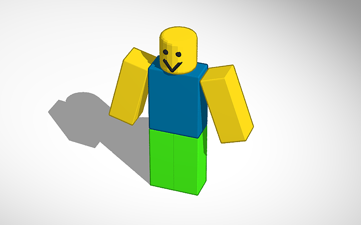 3D design Roblox character - Tinkercad