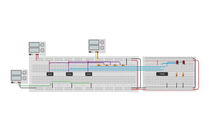 Circuit Design 2 Bit Adc Circuit Tinkercad