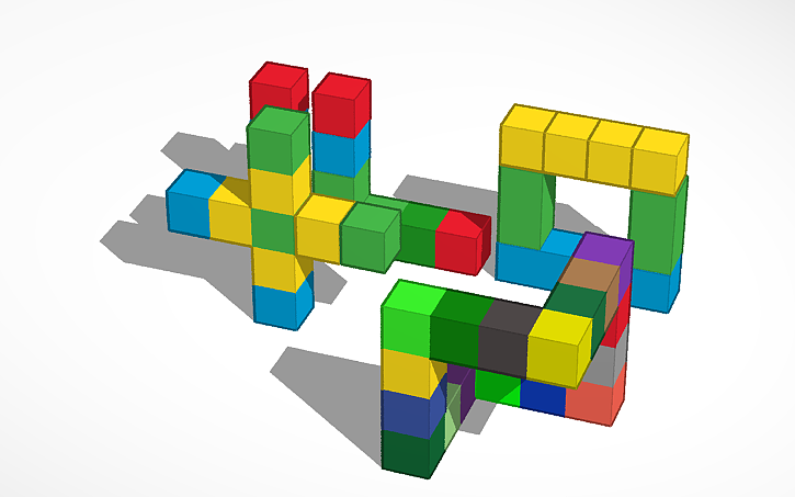 3D design Construcción de bloques - Tinkercad
