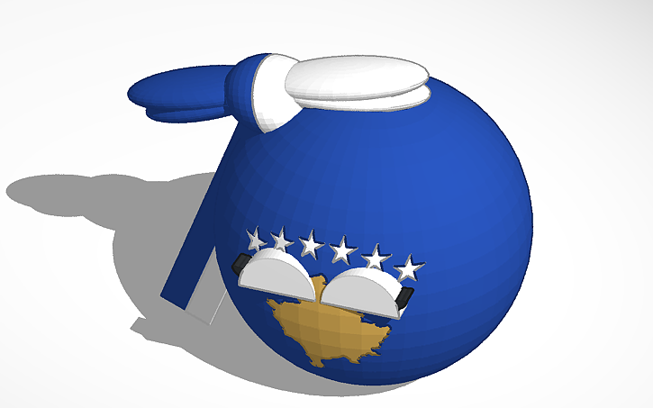 3D design Kosovoball - Tinkercad