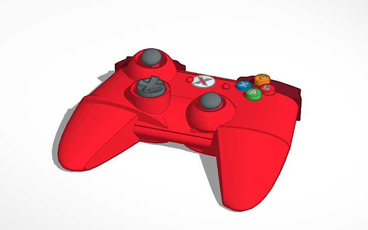 3D design Xbox controller 2.0 | Tinkercad