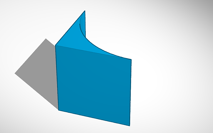3D design Fillet (0.25 in) - Tinkercad