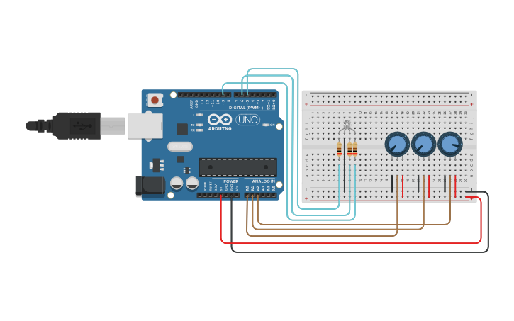 Circuit Design Rgb Fun Tinkercad