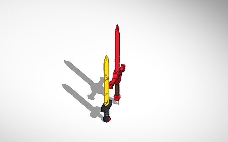 3d Design Adventure Time Swords Tinkercad