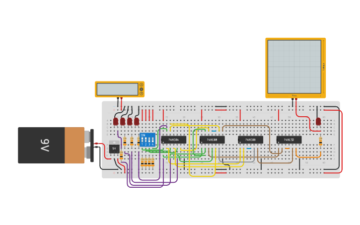 Circuit design D) | Tinkercad