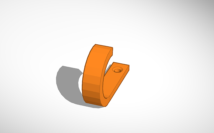 3D design Small Hook | Tinkercad