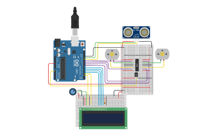 Circuit Design Rc Car Tinkercad