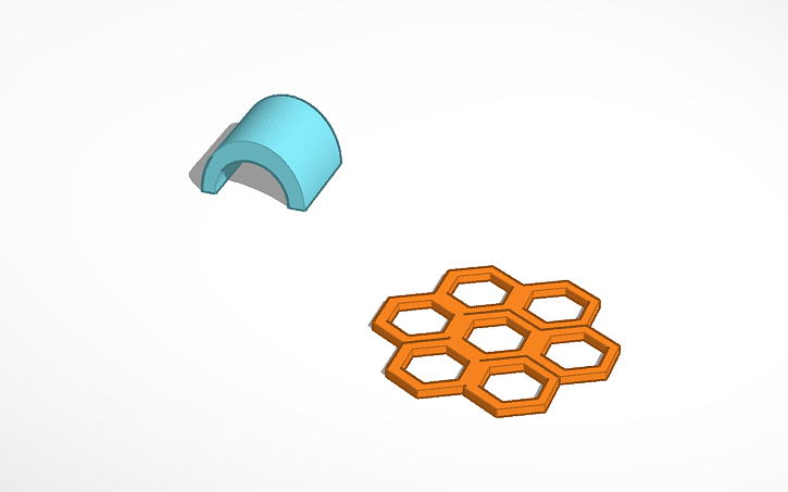 3D design HONEYCOMB - Tinkercad