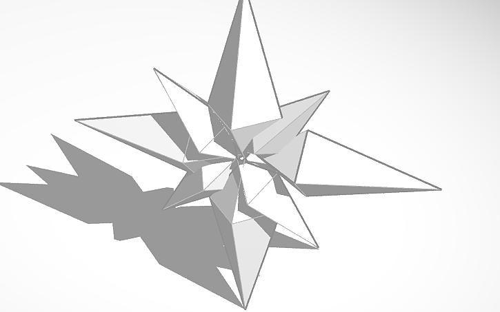 3D design STAR - Tinkercad