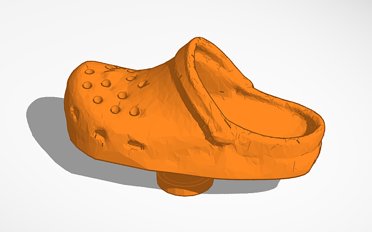 3D design Mini-mini Croc - Tinkercad