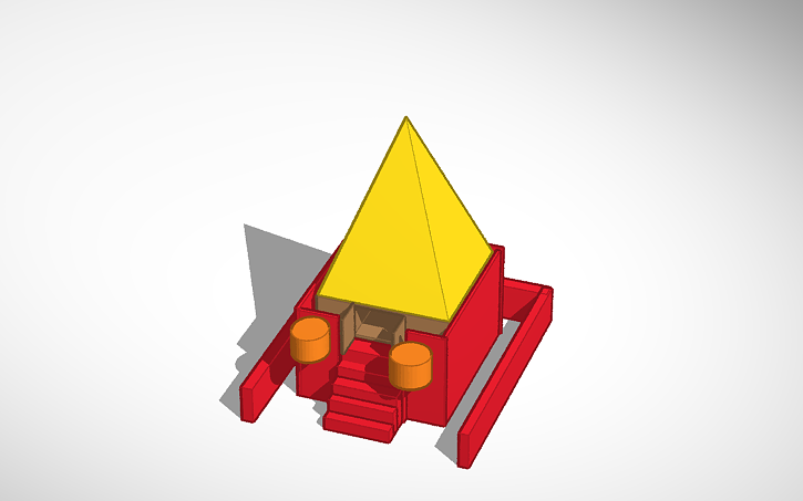 3d Design замок в прошлом Tinkercad
