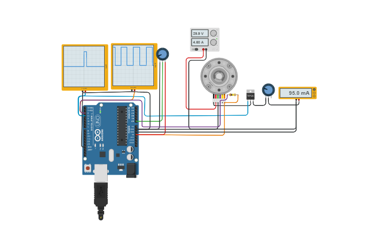 Circuit Design Copy Of Dc Motor Pid Control Tinkercad