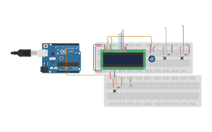 Circuit design Repaso prueba 2 - Tinkercad