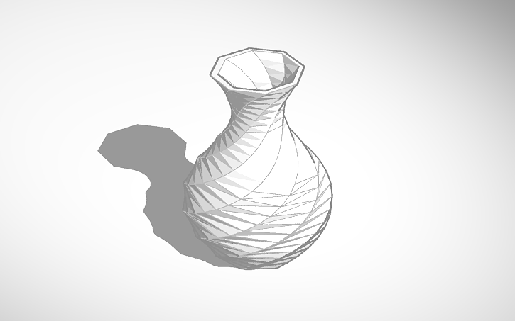 3D design Vase - Tinkercad