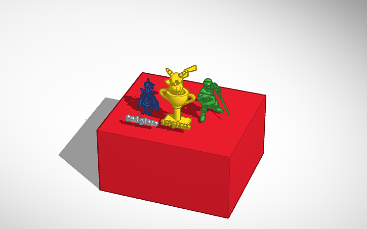 3D design Custom Pokémon challenge done | Tinkercad