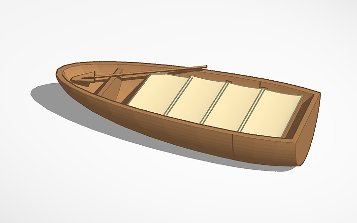 3D design Boat - Tinkercad