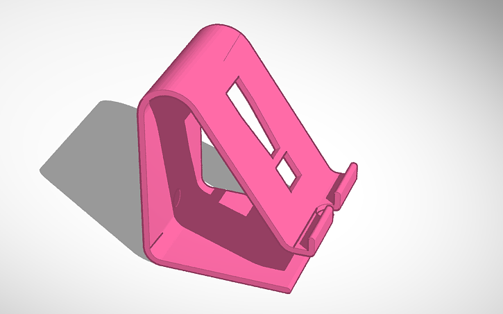 3D design Phone Stand - Tinkercad