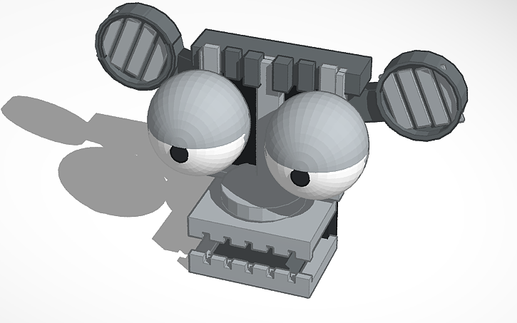 3D design endo head - Tinkercad