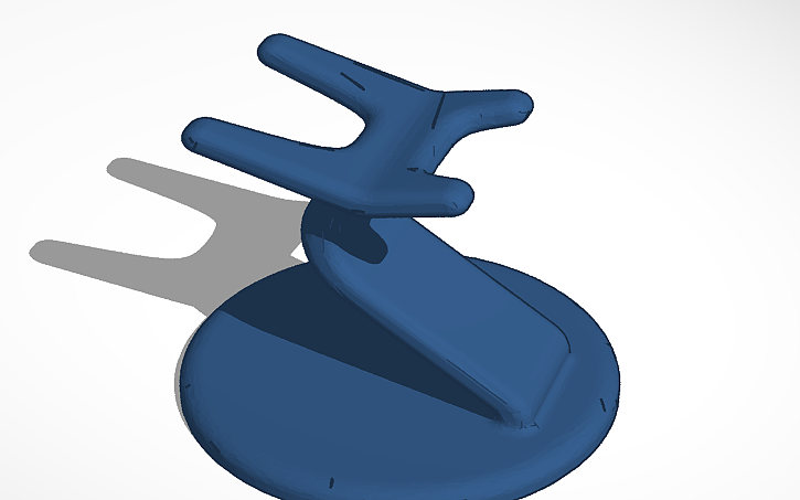 3D design PS4 Controller holder - Tinkercad