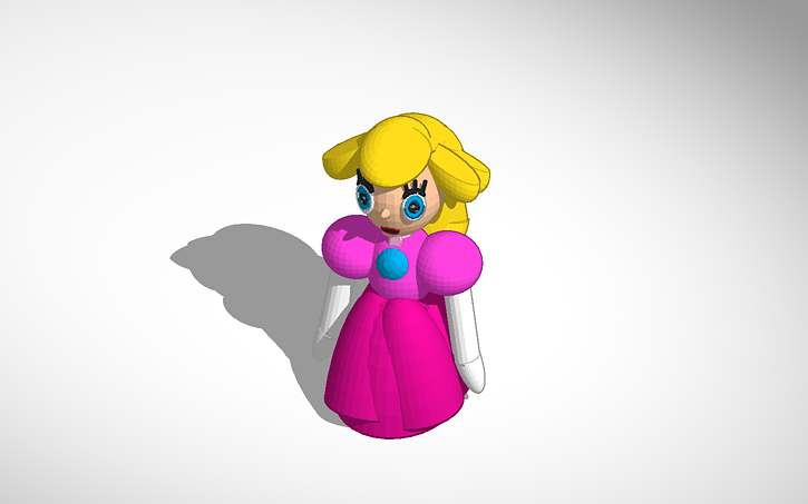 3D design Peach - Tinkercad