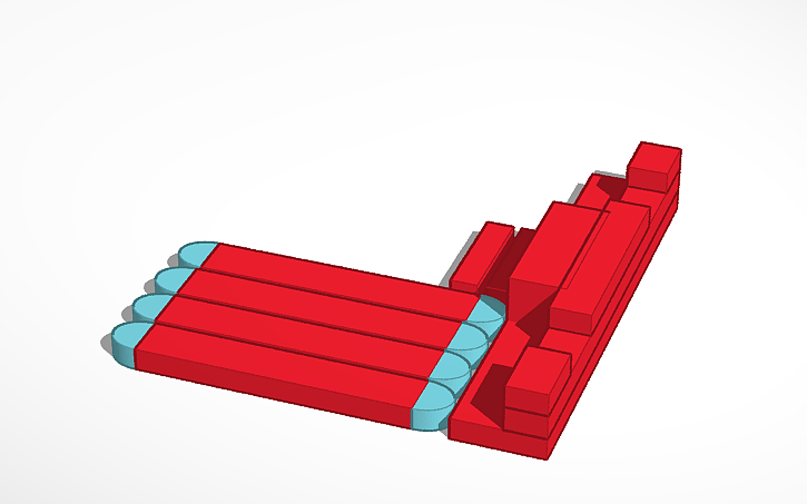 3D design simple servo claw - Tinkercad