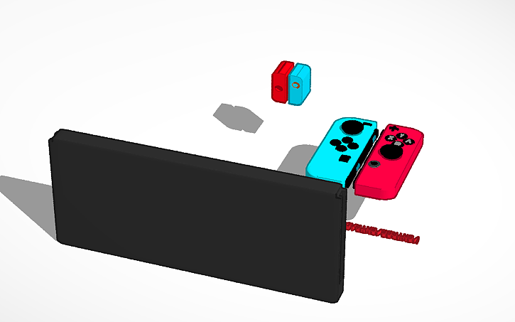 3D design Nintendo switch in progress - Tinkercad