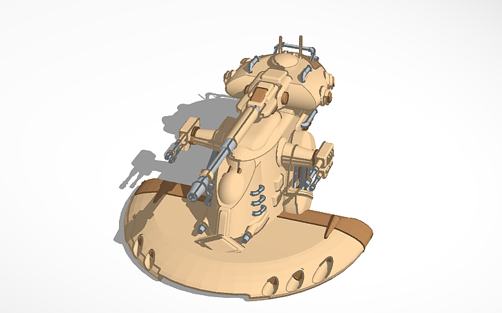 3D design My take on a Droid Army Hover Tank | Tinkercad