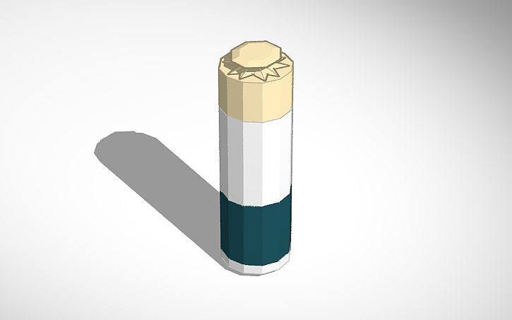 3D design Paper Cartridge - Tinkercad