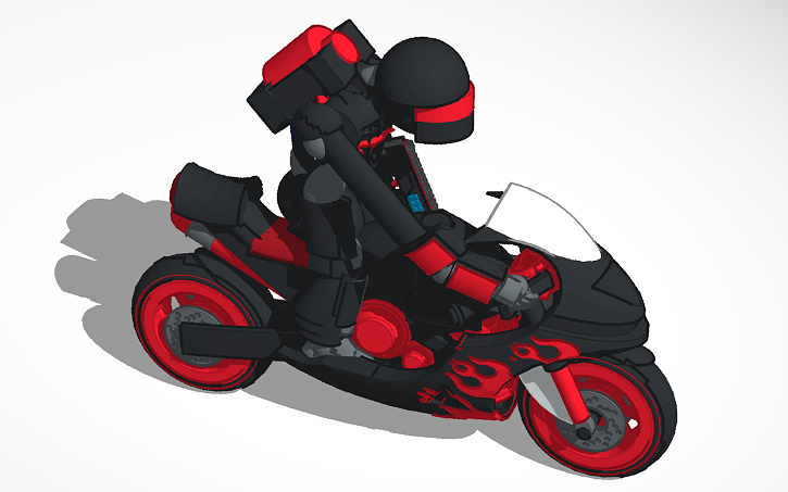 3D design Special Force Motorcycle - Tinkercad