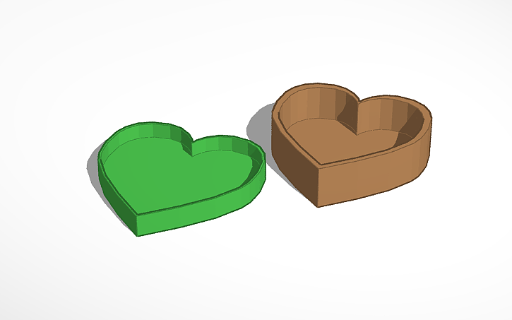 3d Design Caja Corazon Tinkercad
