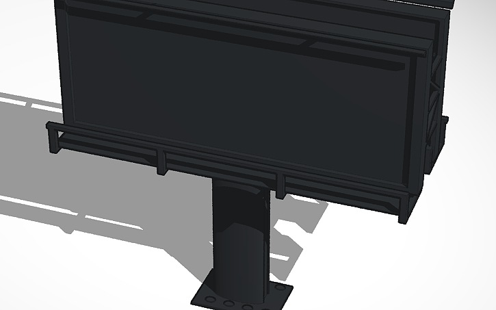 3D design DAKTRONICS Billboard - Tinkercad