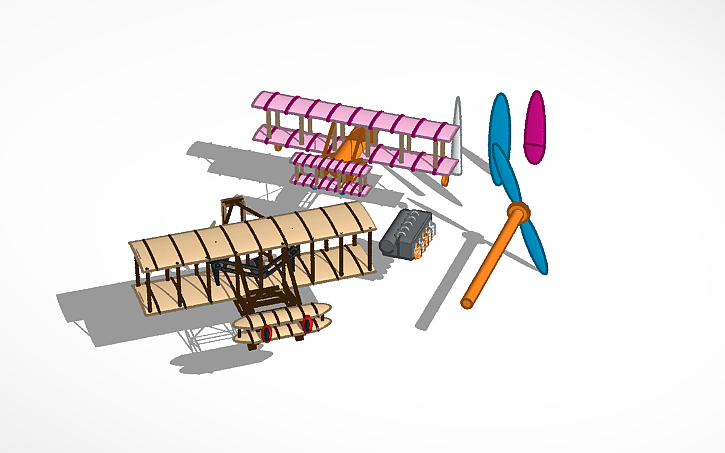 3D design Plane - Tinkercad