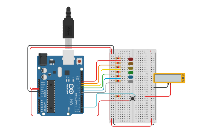 Circuit design Intro Arduino 8/31 | Tinkercad
