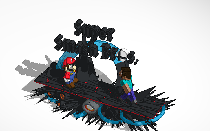 3D design super smash bros - Tinkercad