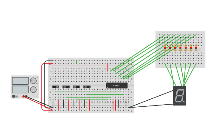 Circuit Design Lab 5 7segment Decoder Tinkercad