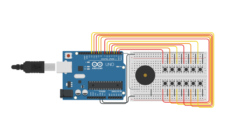 Circuit Design Buzzer Exercise Tinkercad