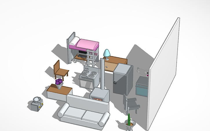 3D design House decor - Tinkercad