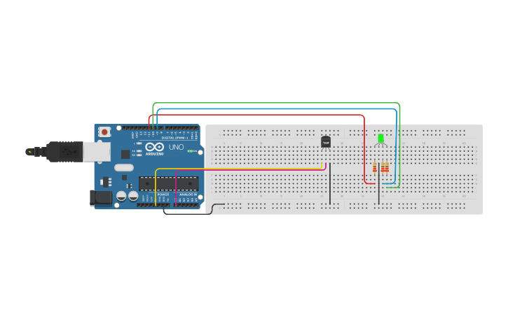 Circuit design temp rgb - Tinkercad