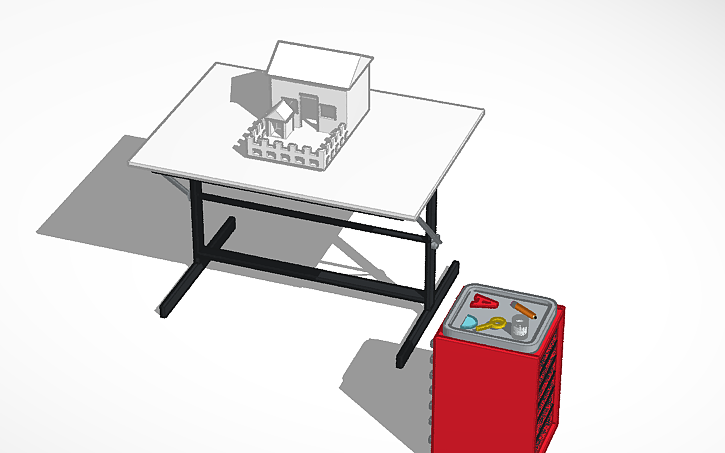 3D design DRAWING TABLE | Tinkercad