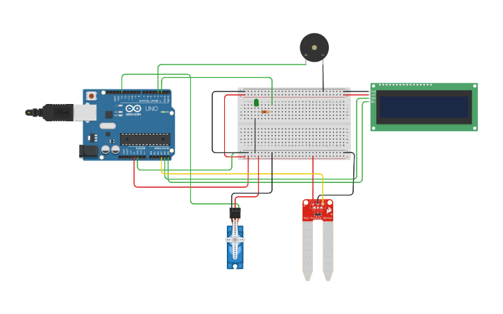 Circuit design Penyiraman otomatis fix guntur - Tinkercad