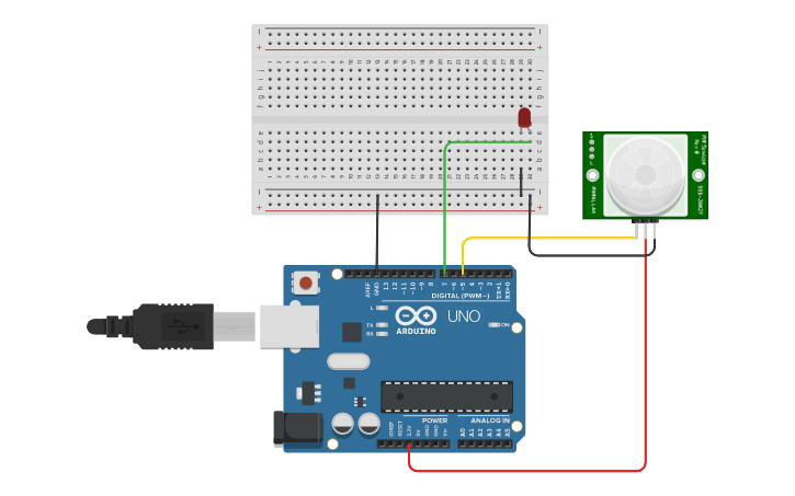 Circuit design Photoresistor code - Tinkercad