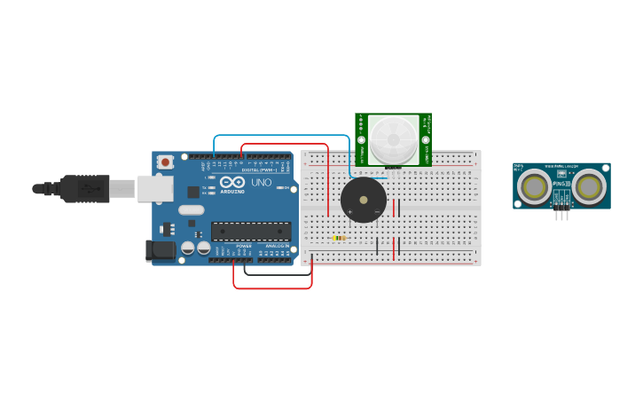 Circuit Design Pir Motion Sensor Tinkercad